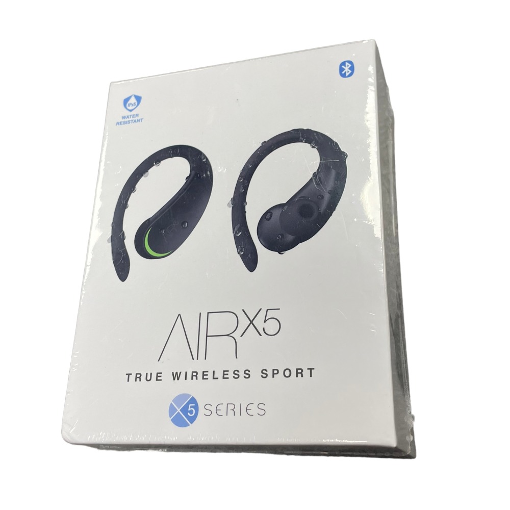 New Air X5 Bluetooth Earphones Water Resistant True Wireless Sport ...
